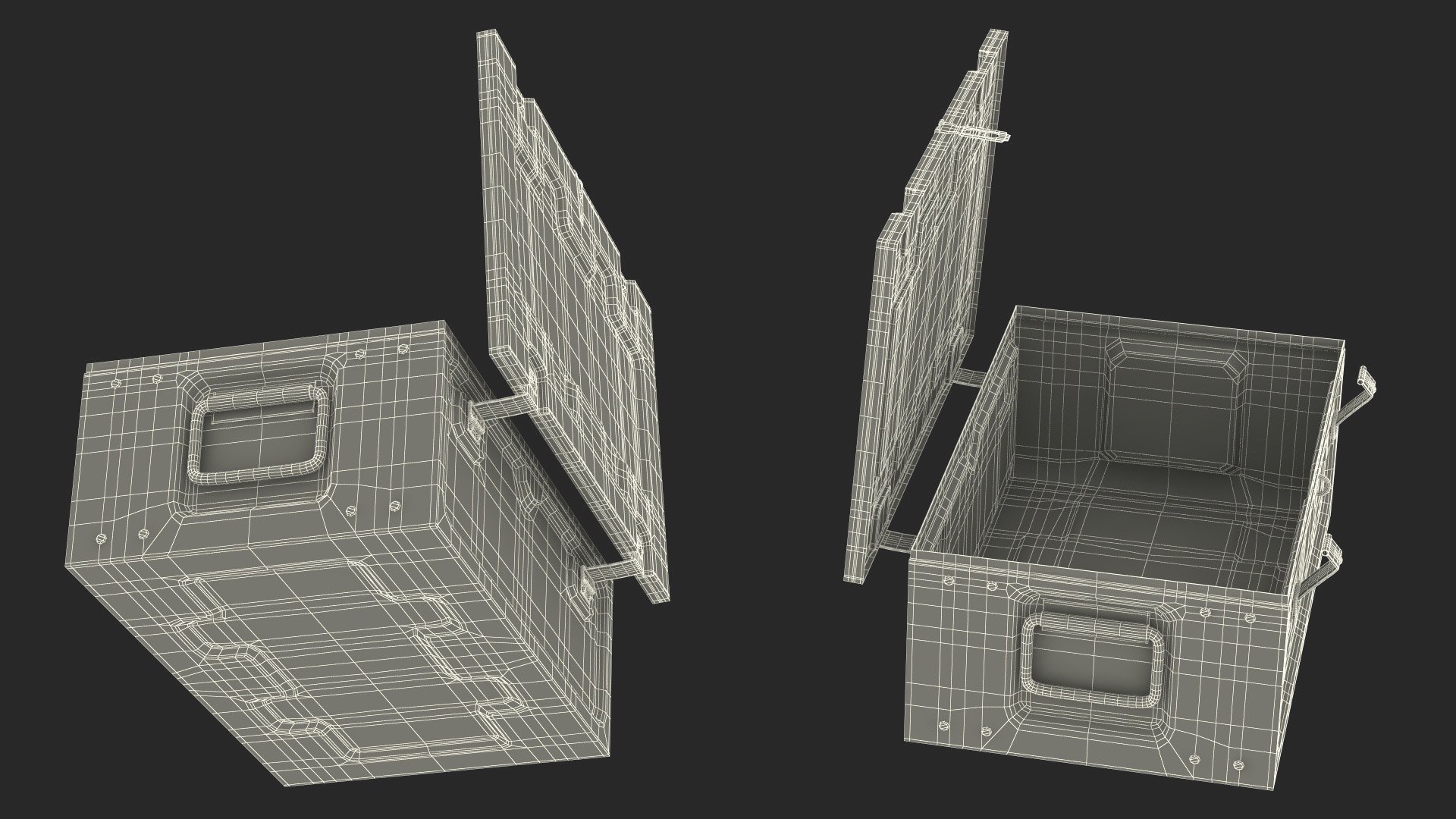 Military Weapon Crate Open model - TurboSquid 2062290