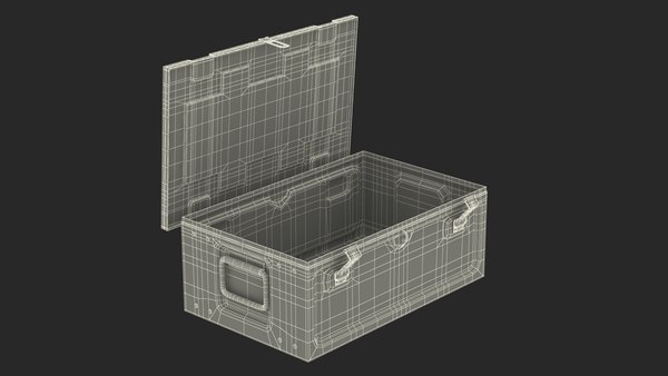 modelo 3d Military Weapon Crate Open - TurboSquid 2062290