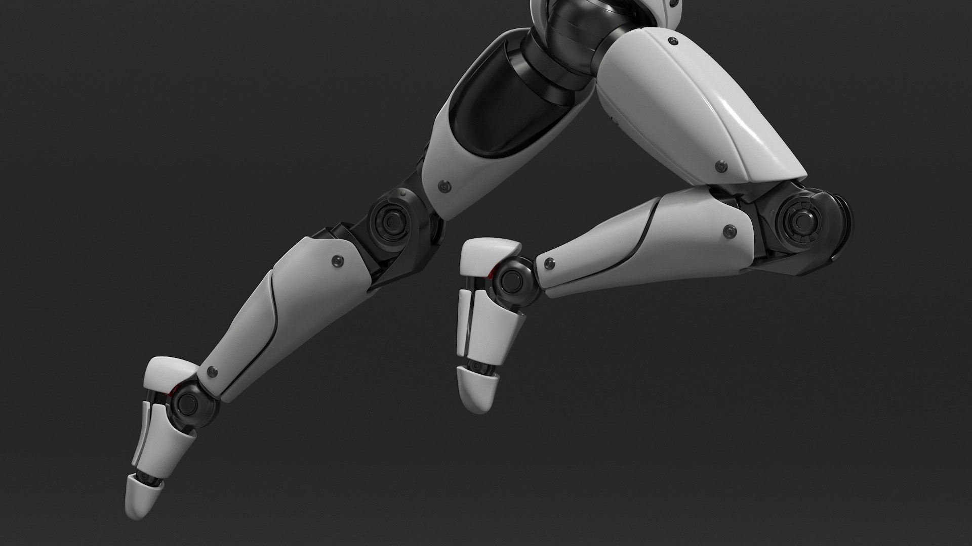 Advanced Male Humanoid Robot Running Pose 3D model - TurboSquid 2094891