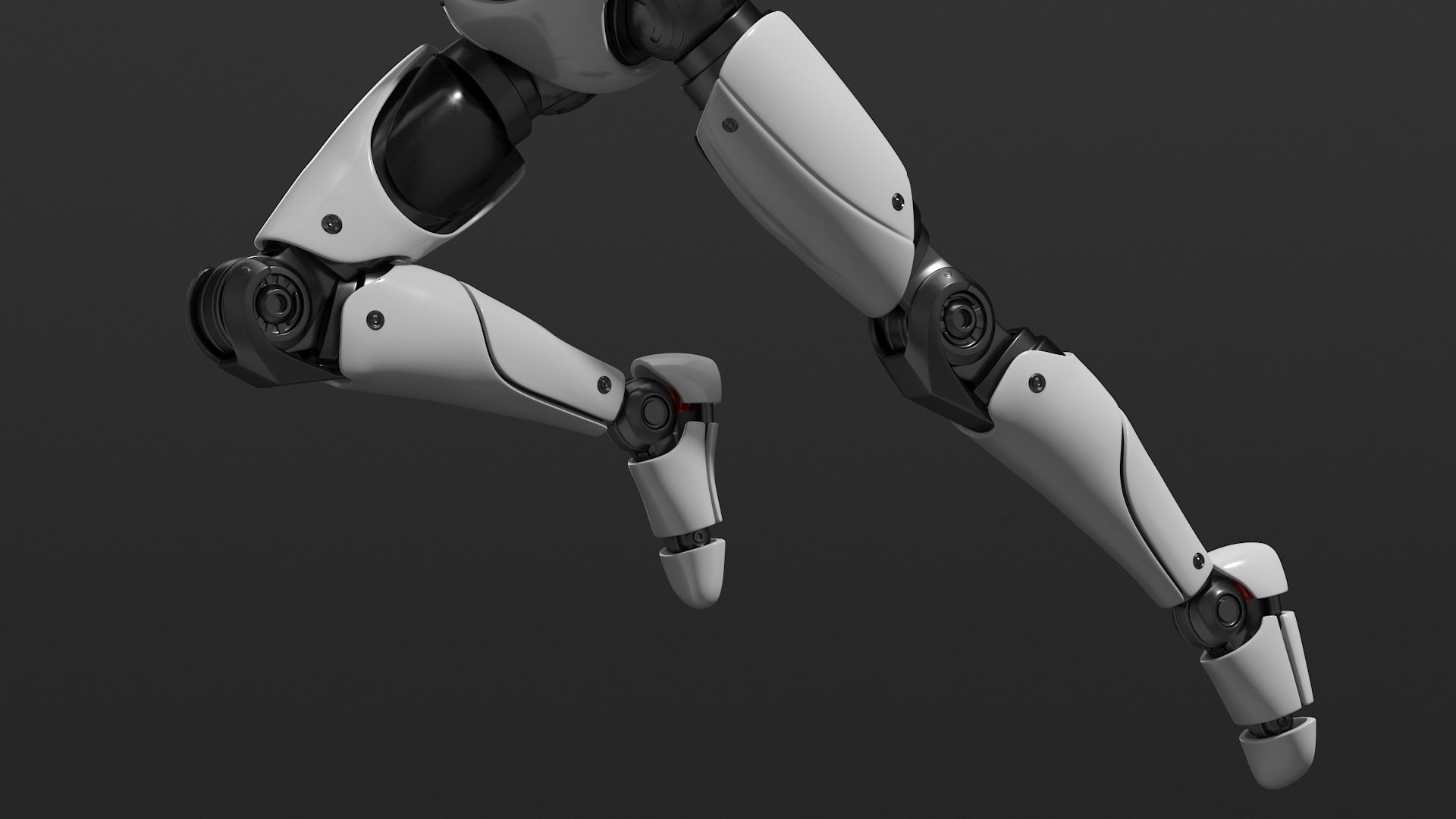 Advanced Male Humanoid Robot Running Pose 3D model - TurboSquid 2094891