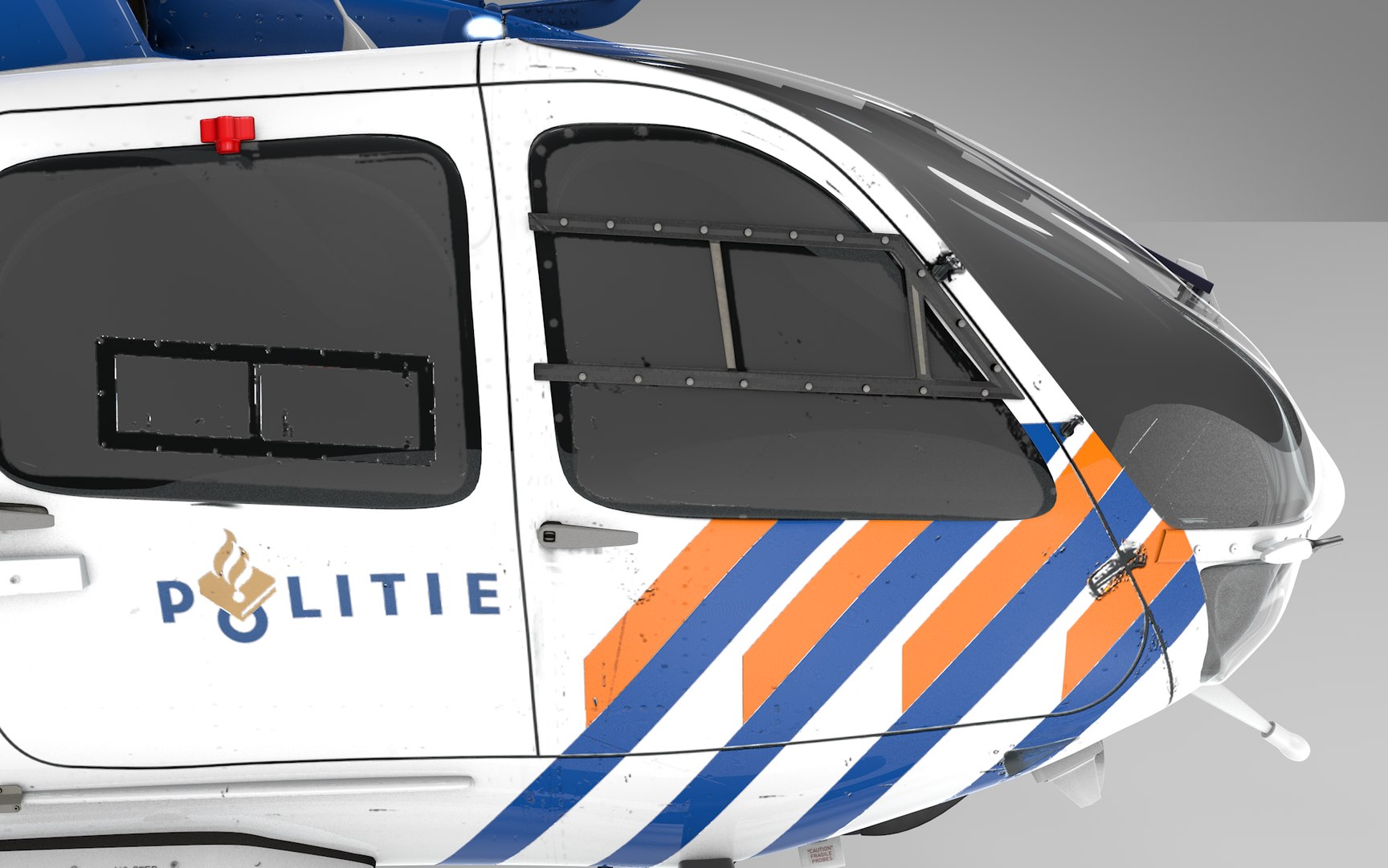 3D Eurocopter EC-135 DUTCH POLICE L1998 - TurboSquid 2073468