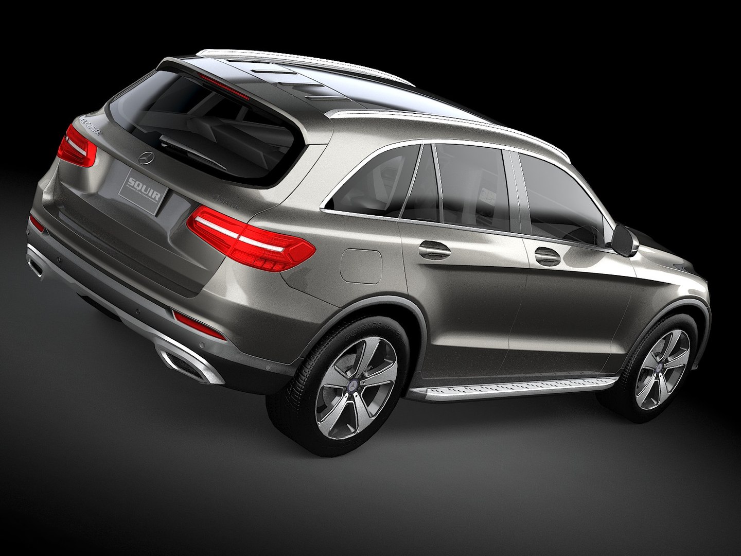 Mercedes Glc 2016 3d 3ds