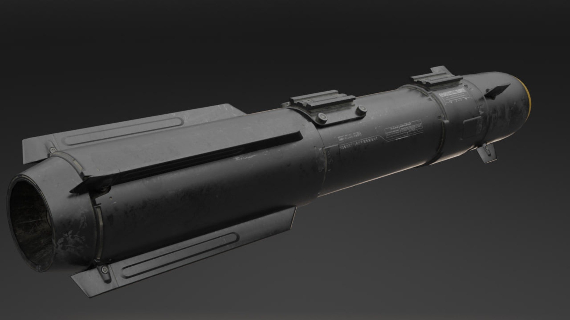 Free Rocket Nuclear Missile 3D Model - TurboSquid 2116895