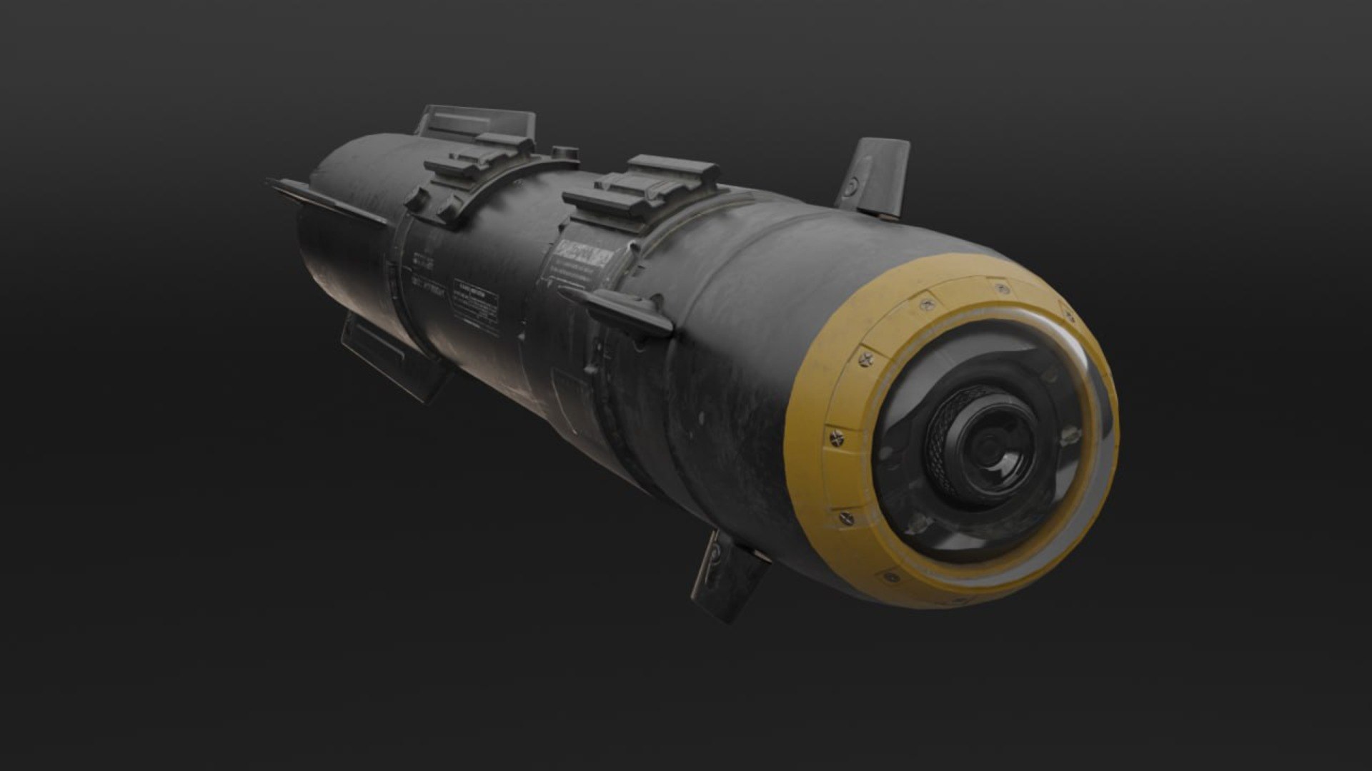 Free Rocket Nuclear Missile 3D Model - TurboSquid 2116895