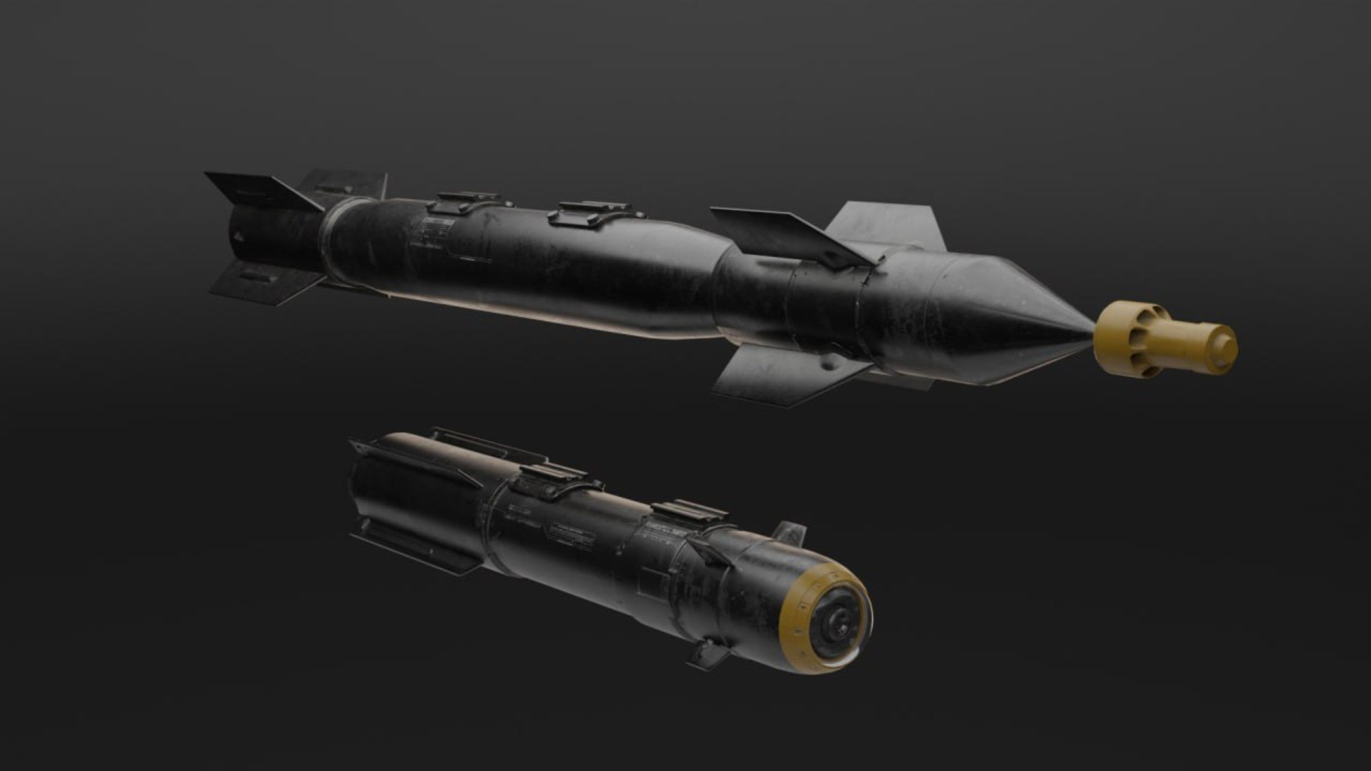 Free Rocket Nuclear Missile 3D Model - TurboSquid 2116895
