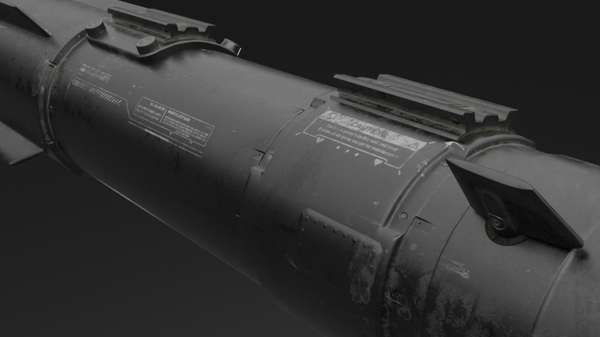Free Rocket Nuclear Missile 3D Model - TurboSquid 2116895