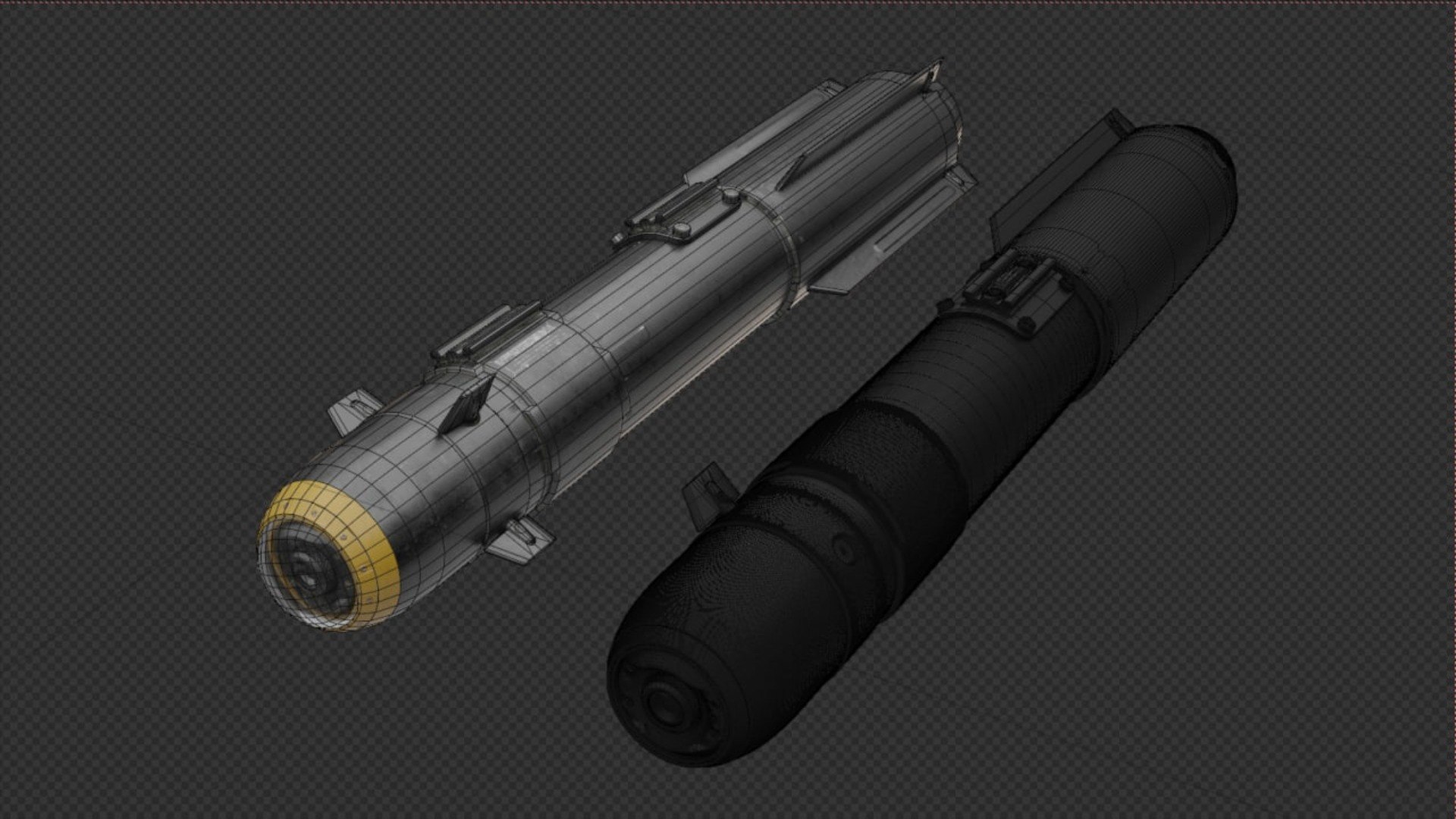 Free Rocket Nuclear Missile 3D Model - TurboSquid 2116895