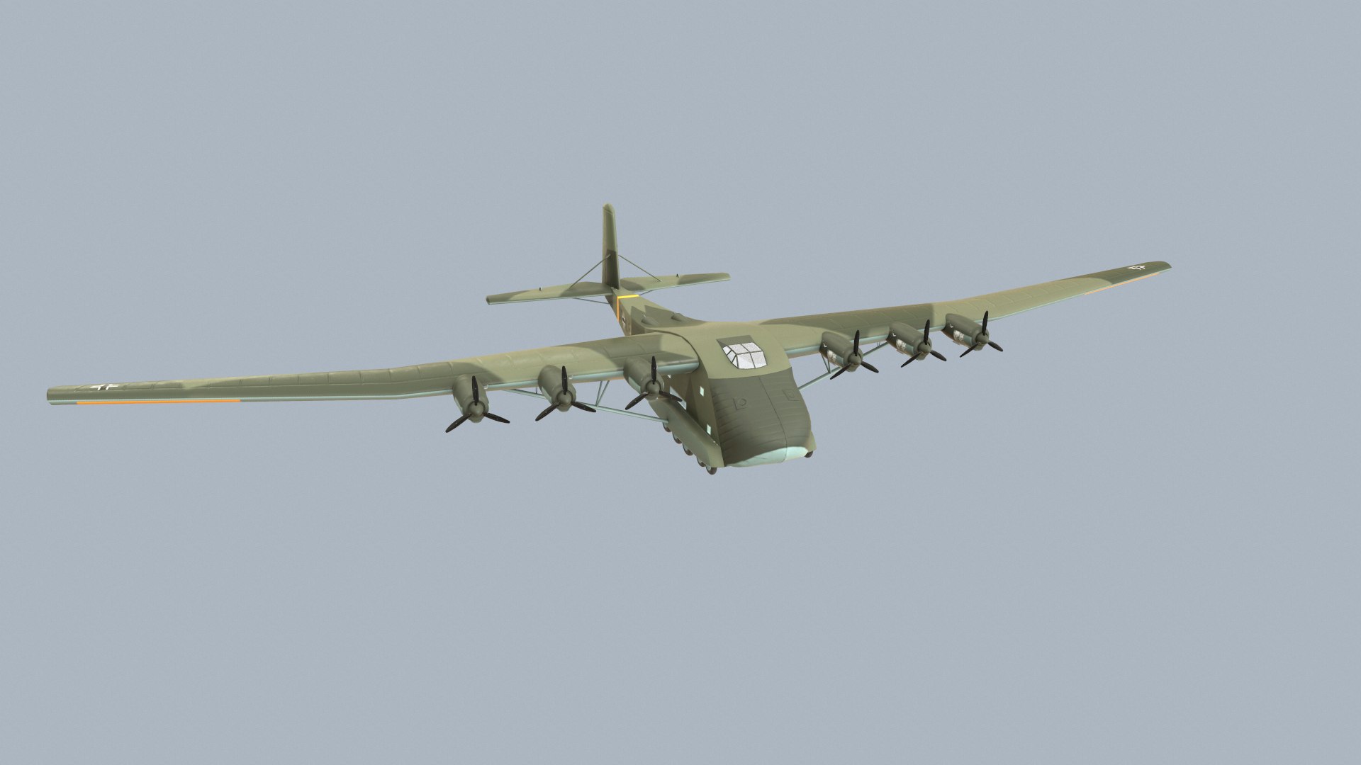 3D Model Messerschmitt Me 323 Gigant - TurboSquid 2392506