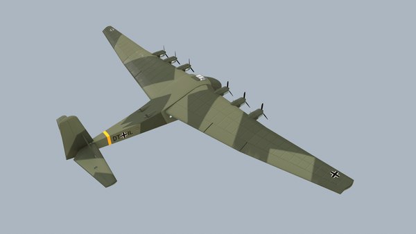 modelo 3d Messerschmitt Me 323 Gigant - TurboSquid 2392506