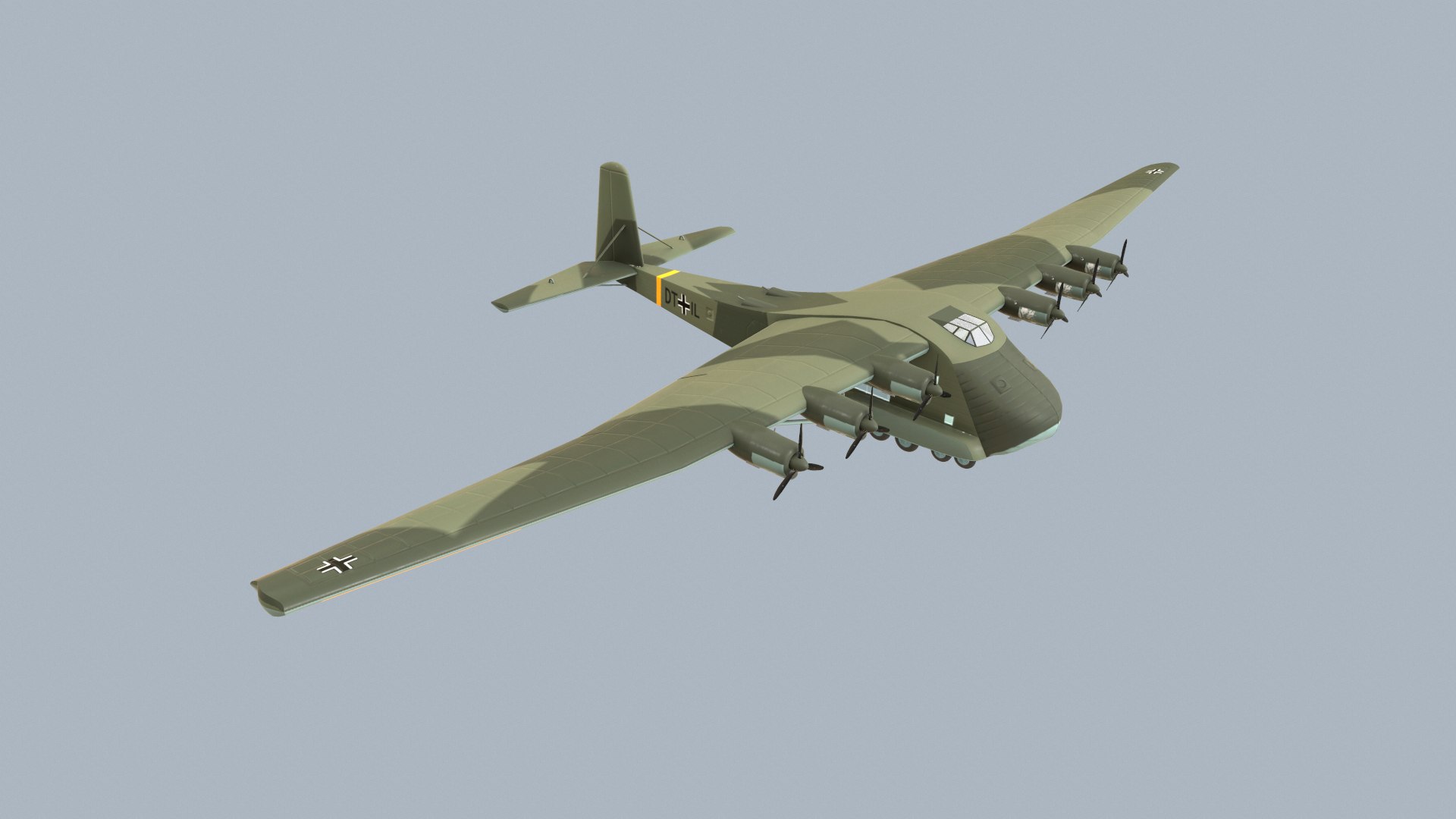 3D Model Messerschmitt Me 323 Gigant - TurboSquid 2392506
