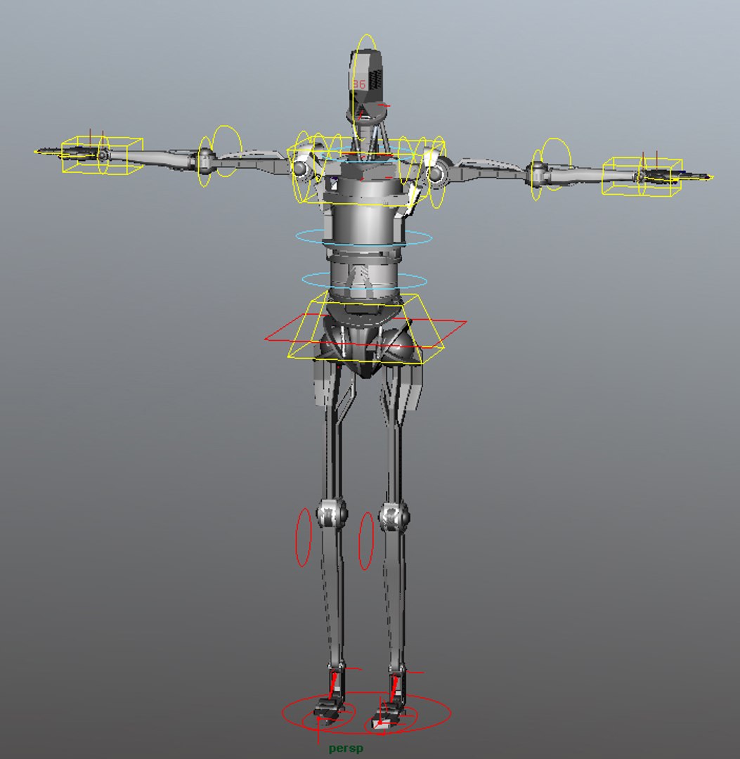 Humanoid Rigged Model - TurboSquid 1170633