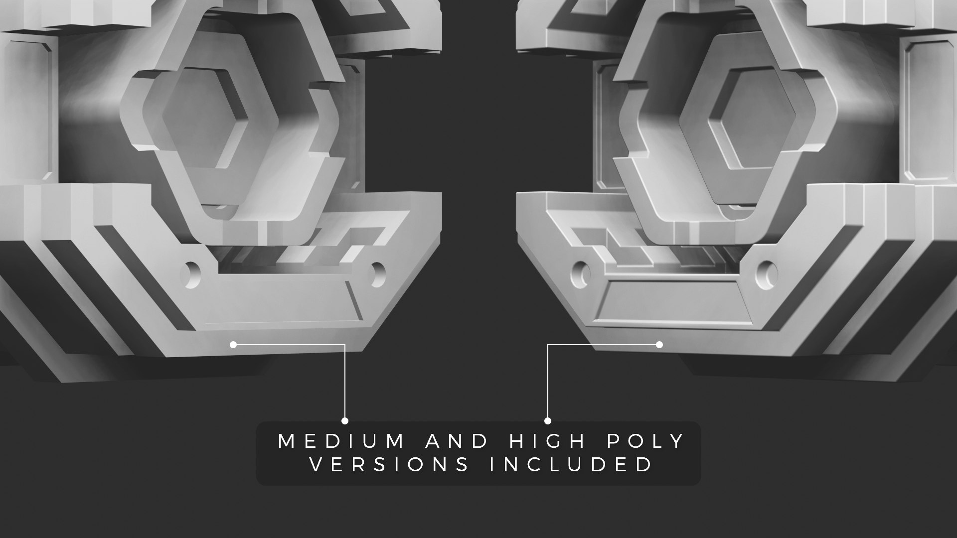 3D hard surface assets framing model - TurboSquid 1614124