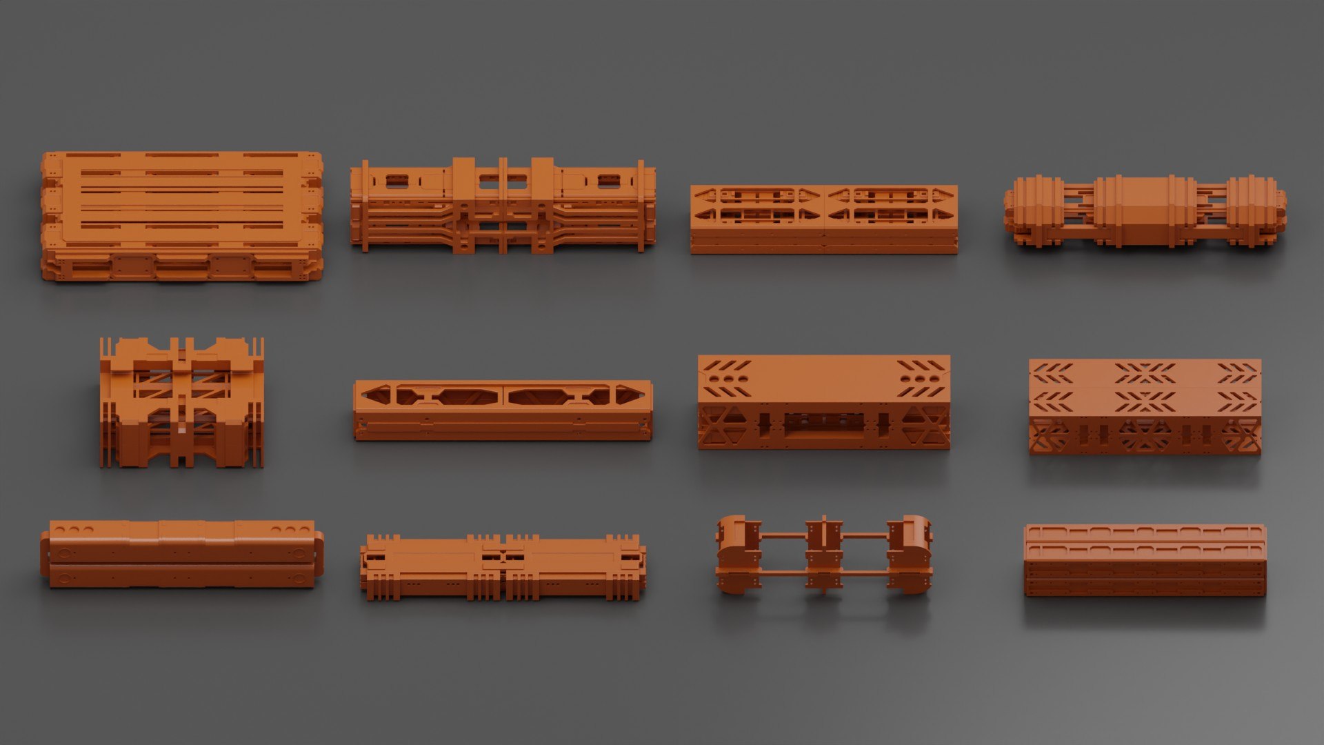 3D hard surface assets framing model - TurboSquid 1614124