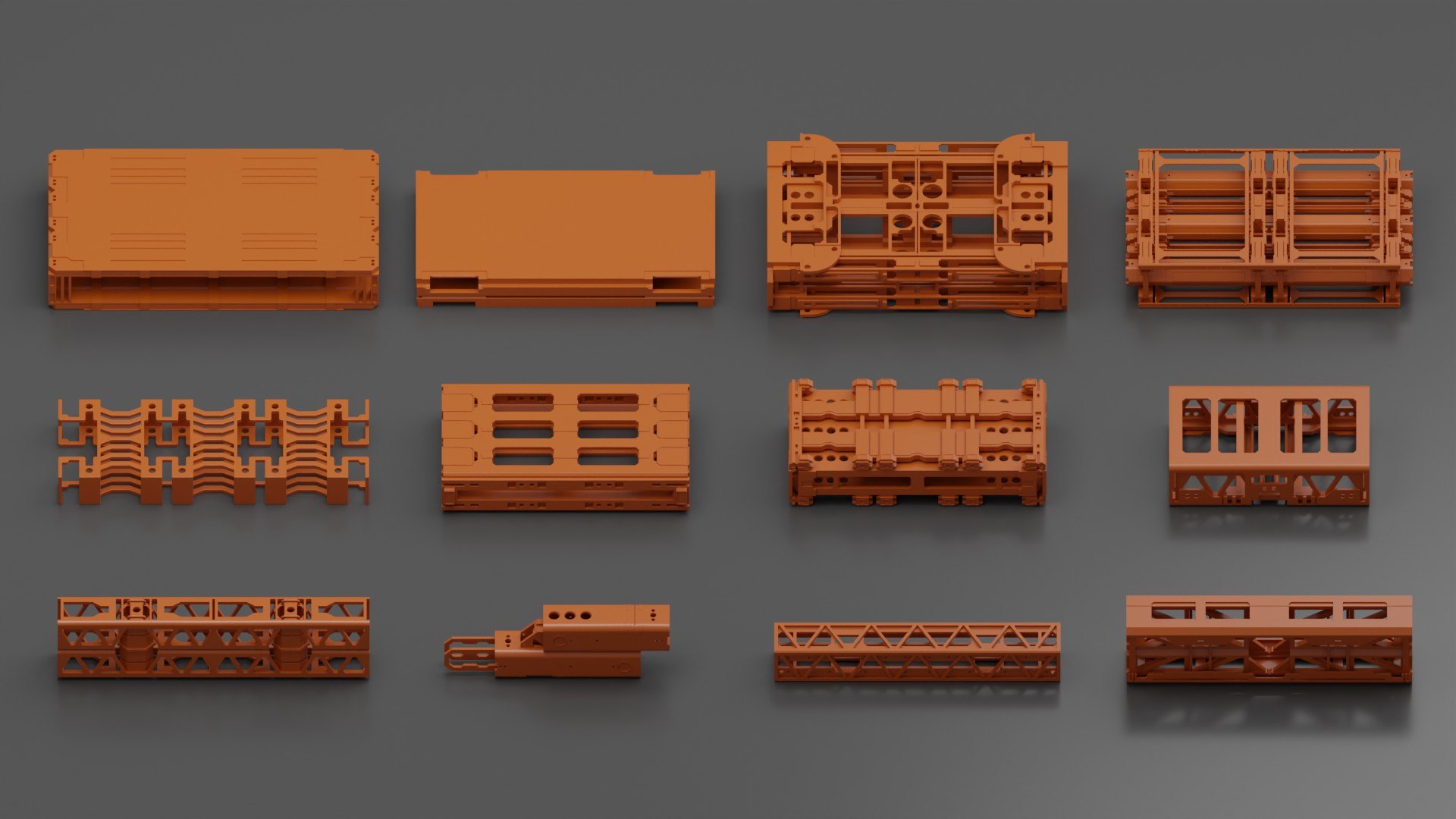3D hard surface assets framing model - TurboSquid 1614124