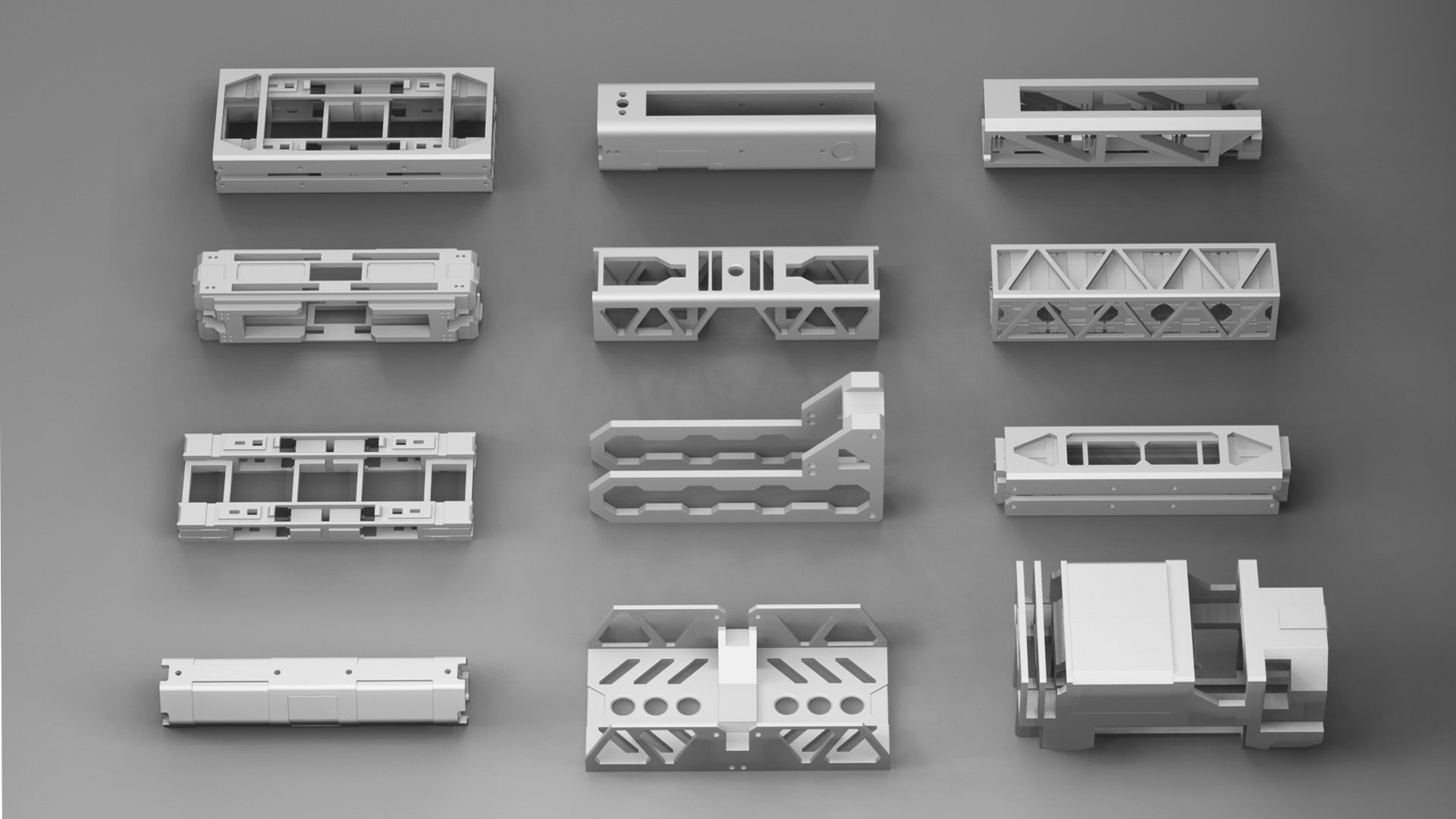 3D hard surface assets framing model - TurboSquid 1614124