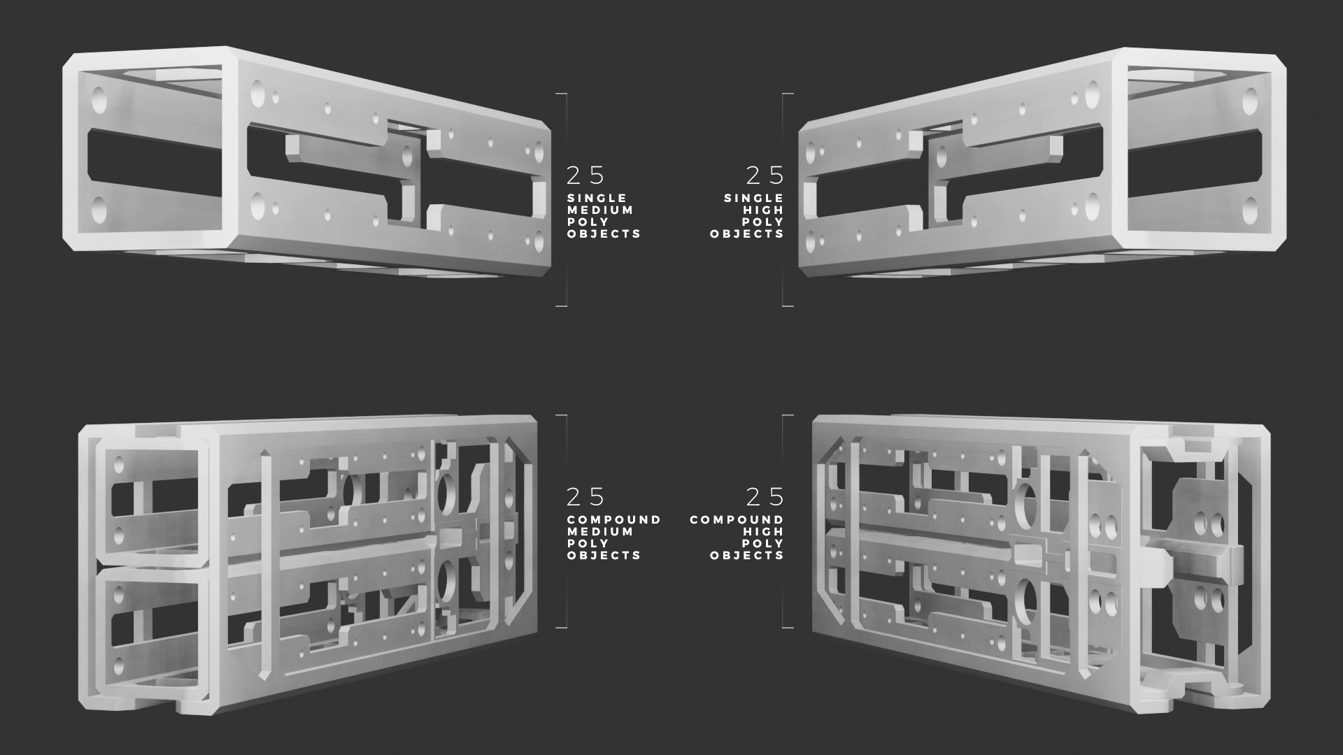 3D hard surface assets framing model - TurboSquid 1614124