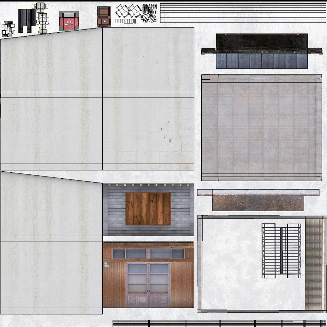 Japanese Buildings Set1 3D Model - TurboSquid 2294551