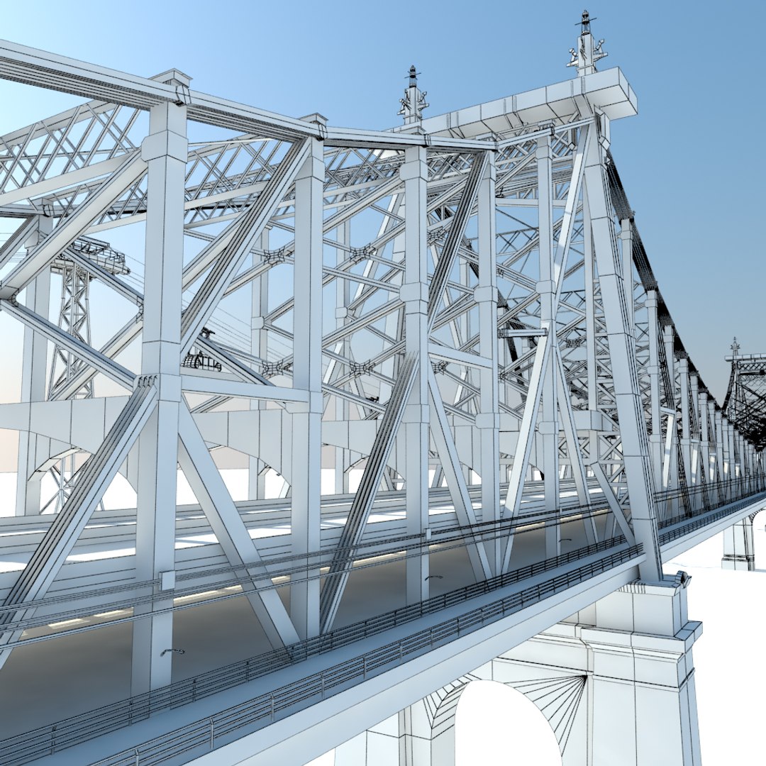 Queensboro Bridge Roosevelt Island C4d