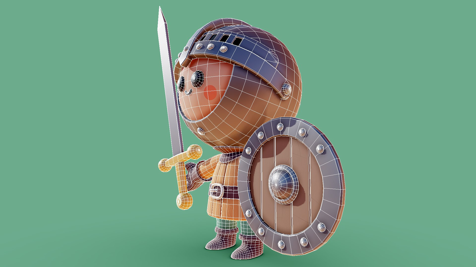 Baby Medieval Character 1 Low-poly 3D Model 3D Model - TurboSquid 2272624