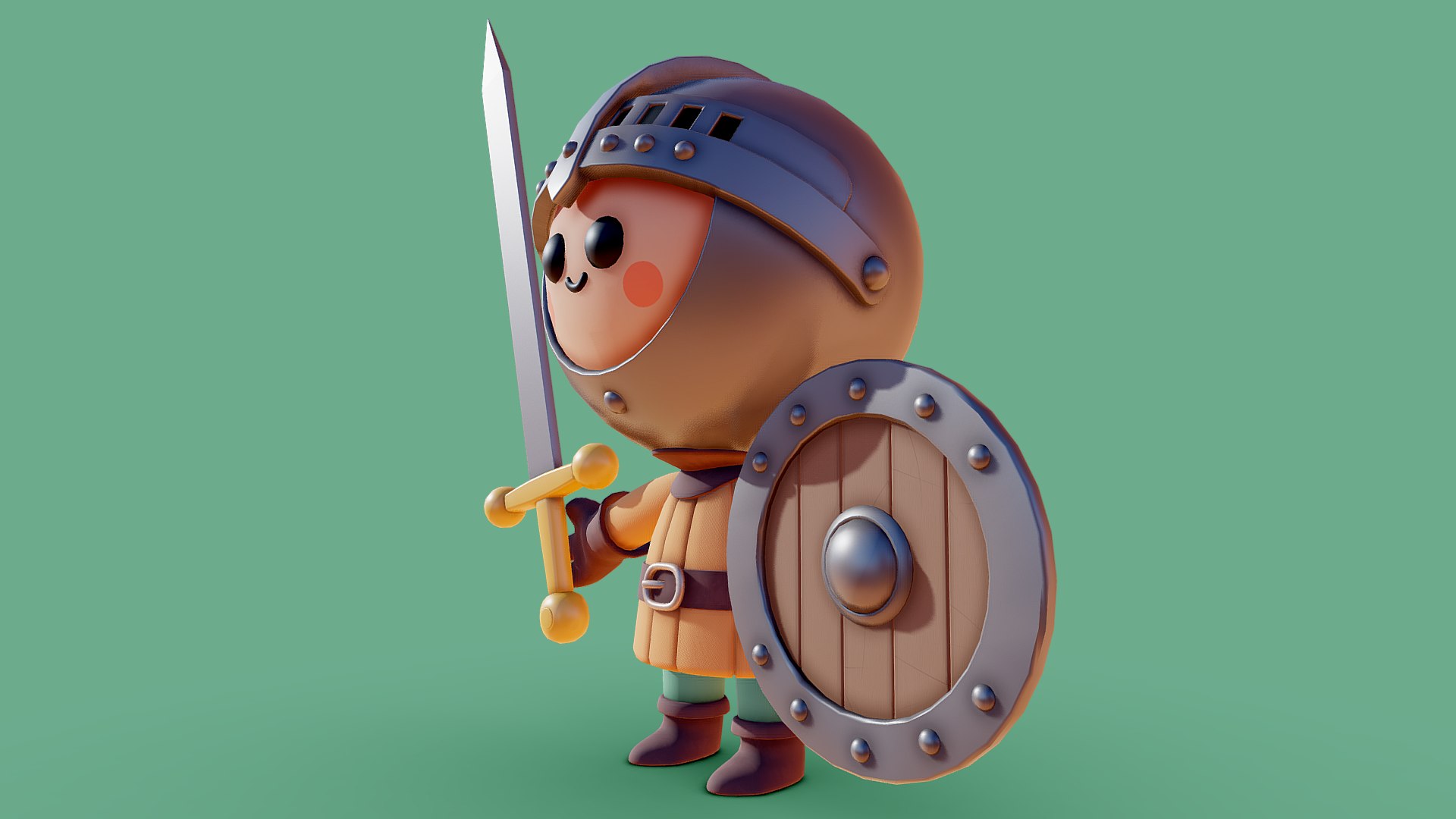 Baby Medieval Character 1 Low-poly 3D Model 3D Model - TurboSquid 2272624