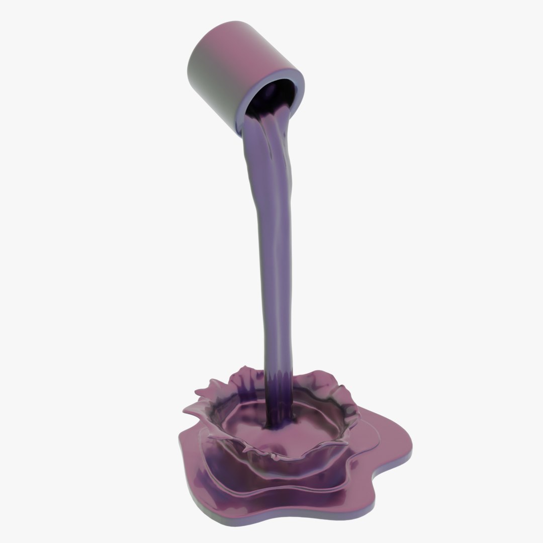 modelo 3d Bucket Splash Art - TurboSquid 1944184