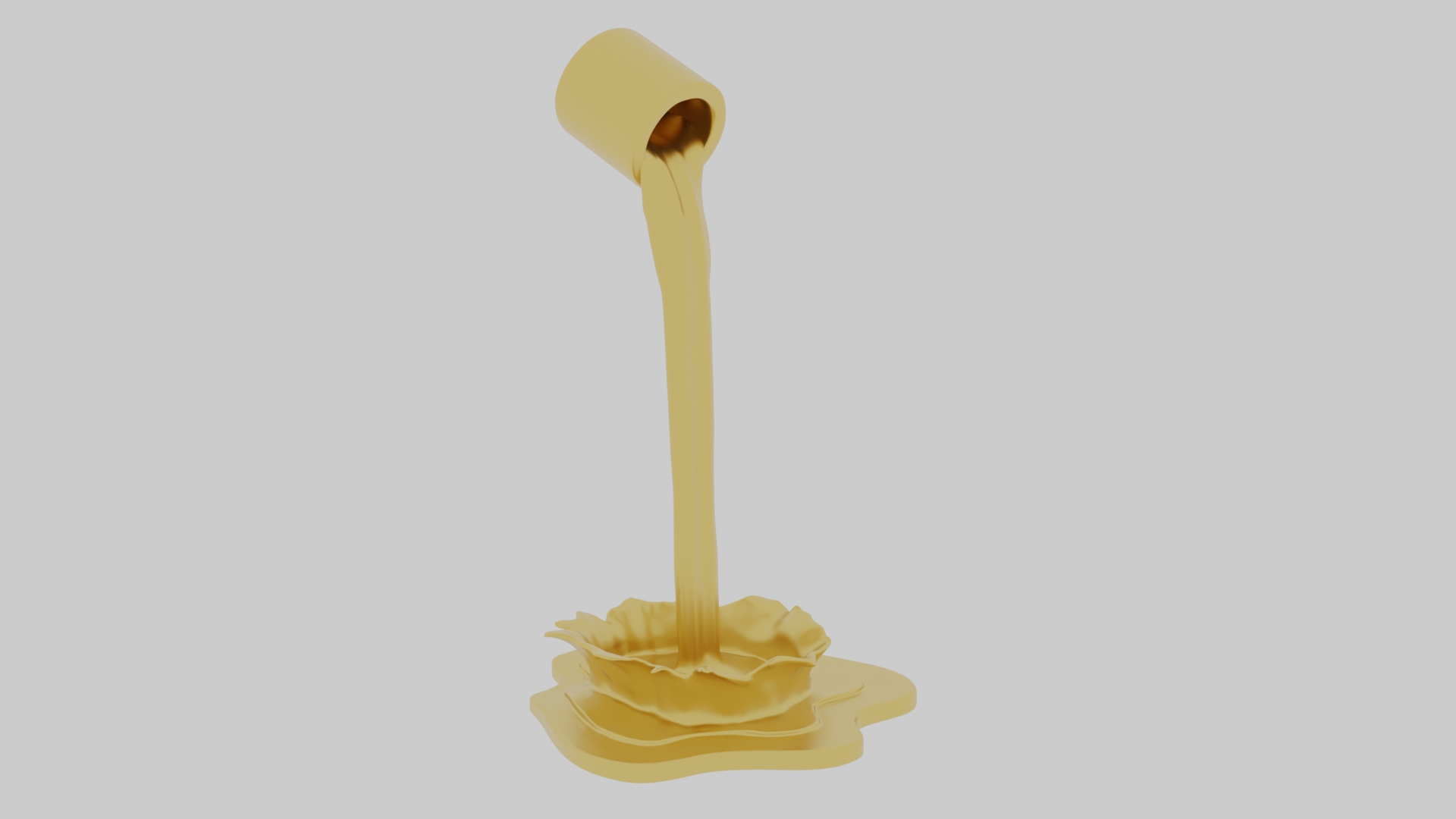 Bucket Splash Art 3D Model - TurboSquid 1944184