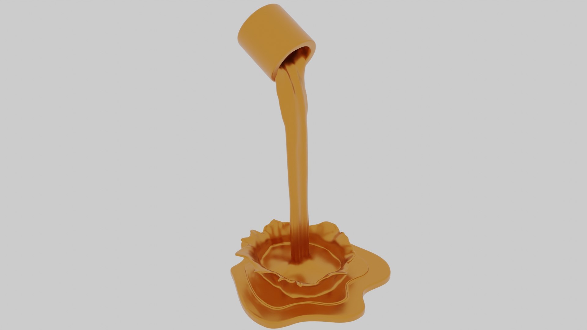 Bucket Splash Art 3D Model - TurboSquid 1944184
