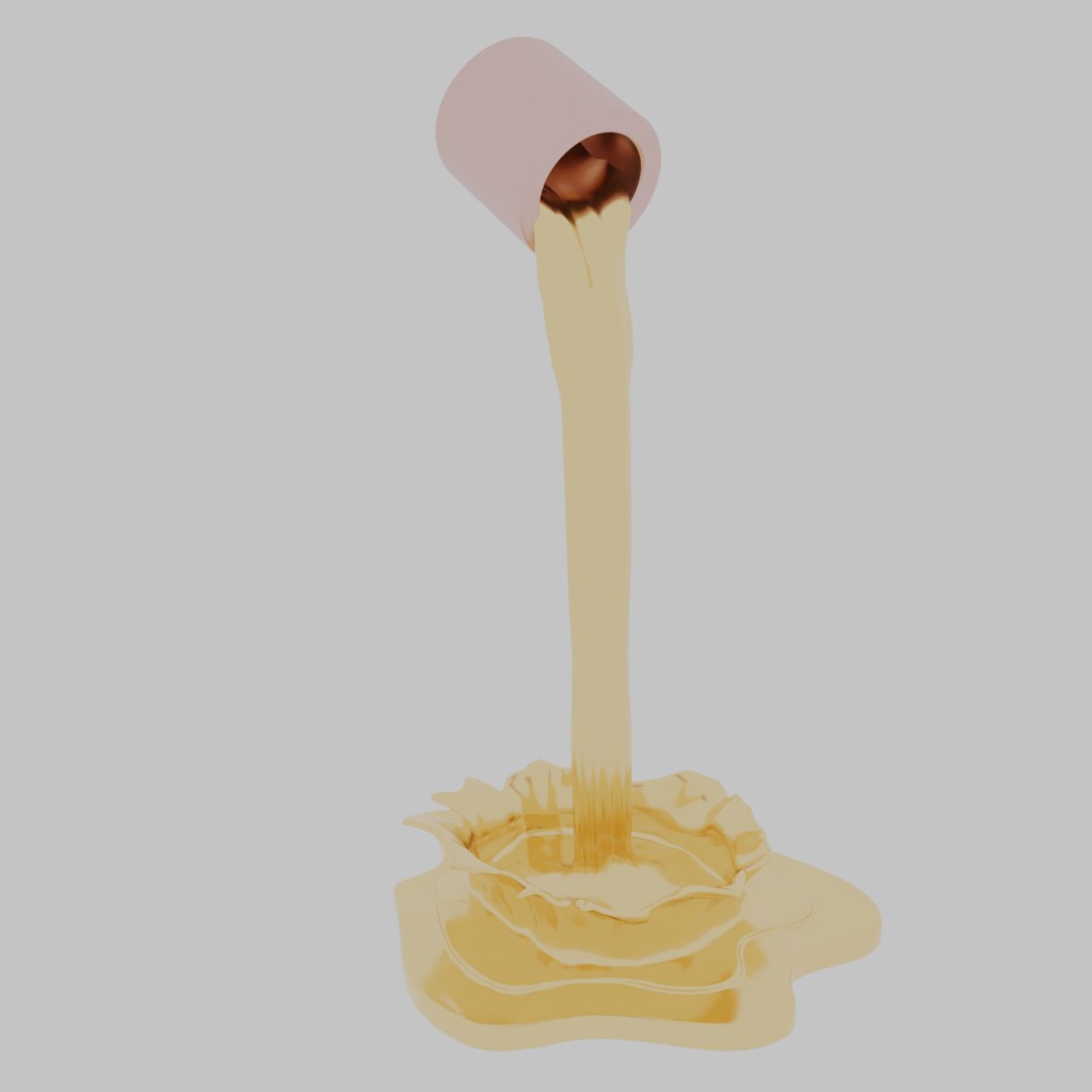 Bucket Splash Art 3D Model - TurboSquid 1944184