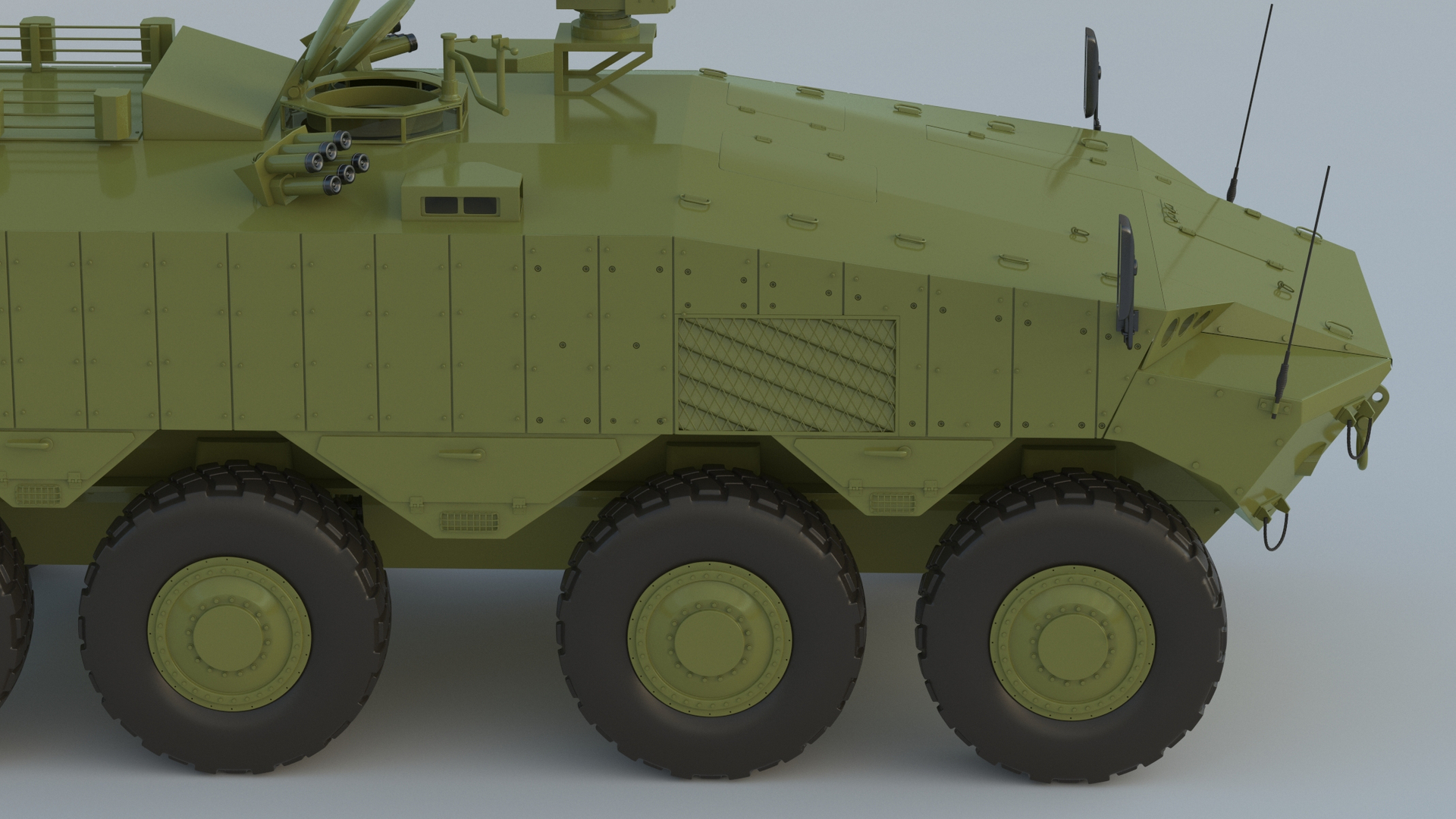 Eitan 8x8 APC Armoured Fighting Vehicle model - TurboSquid 1922030