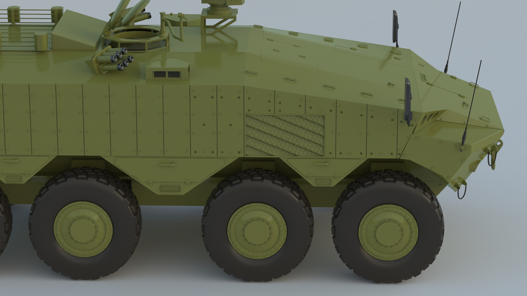 Eitan 8x8 APC Armoured Fighting Vehicle model - TurboSquid 1922030