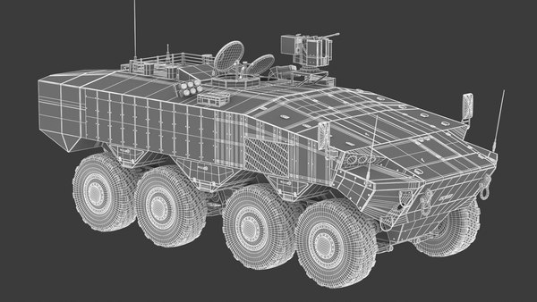 Eitan 8x8 APC Armoured Fighting Vehicle model - TurboSquid 1922030