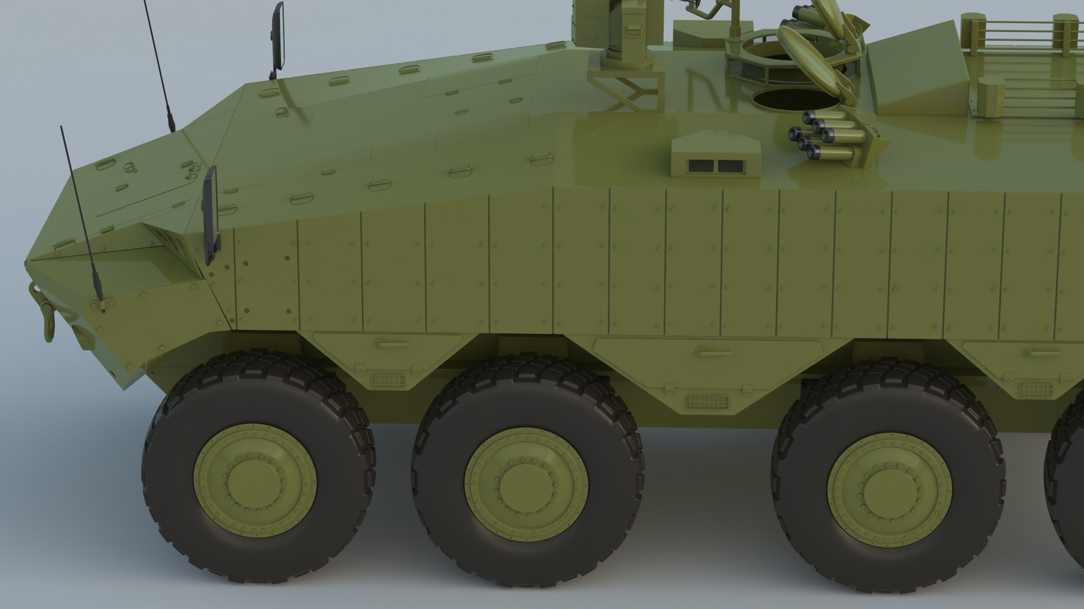 Eitan 8x8 APC Armoured Fighting Vehicle model - TurboSquid 1922030