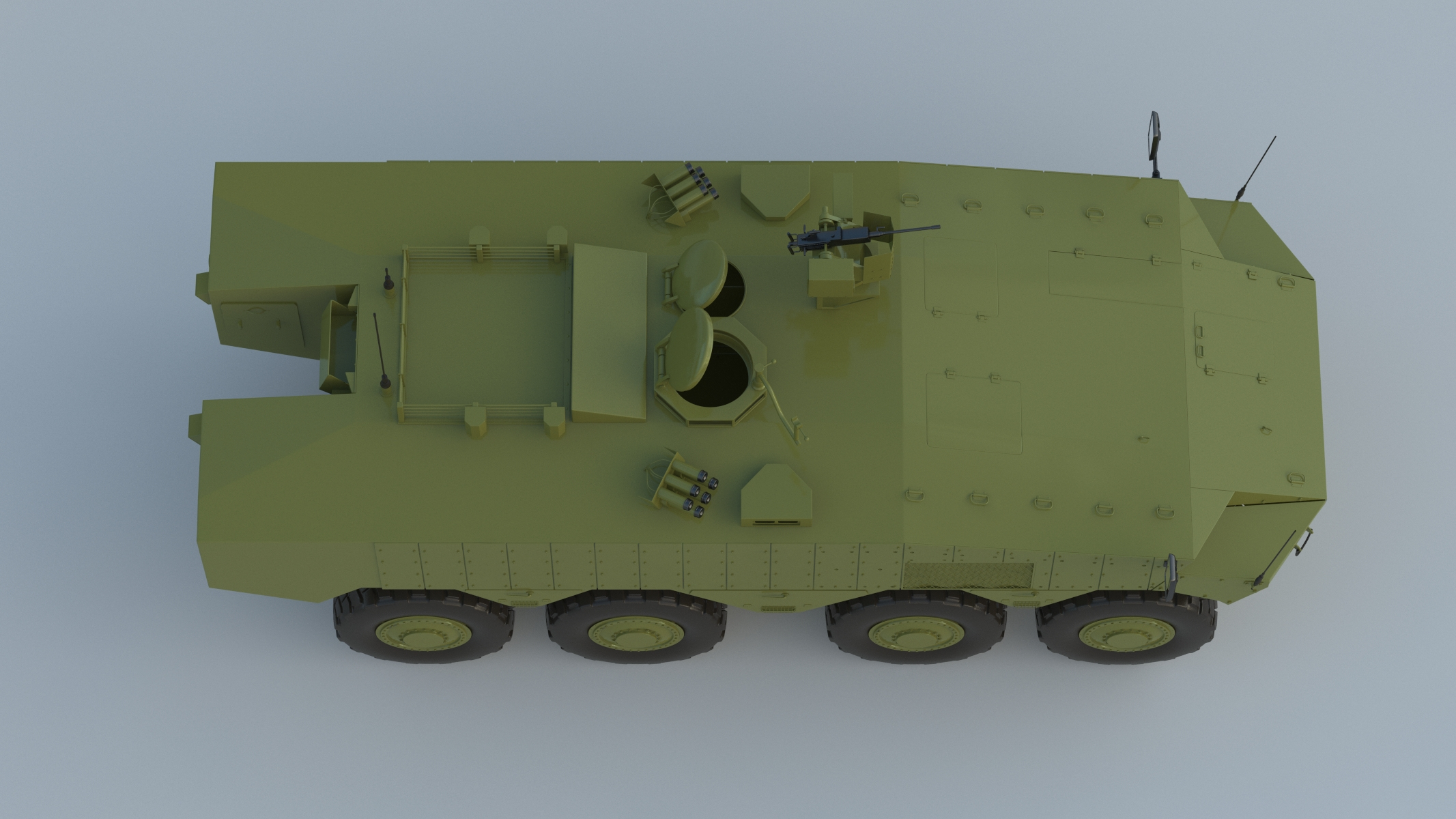 Eitan 8x8 APC Armoured Fighting Vehicle model - TurboSquid 1922030