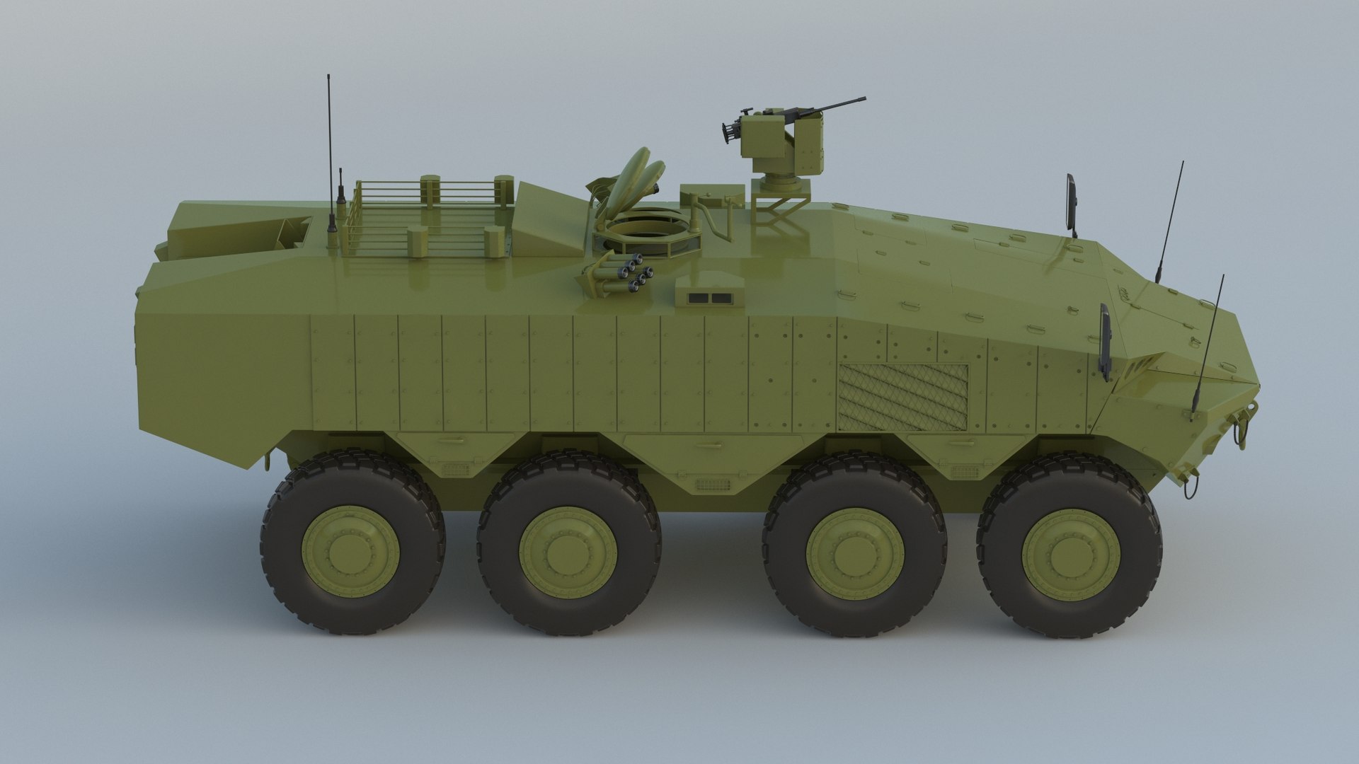 Eitan 8x8 APC Armoured Fighting Vehicle Model - TurboSquid 1922030