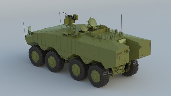 Eitan 8x8 APC Armoured Fighting Vehicle model - TurboSquid 1922030