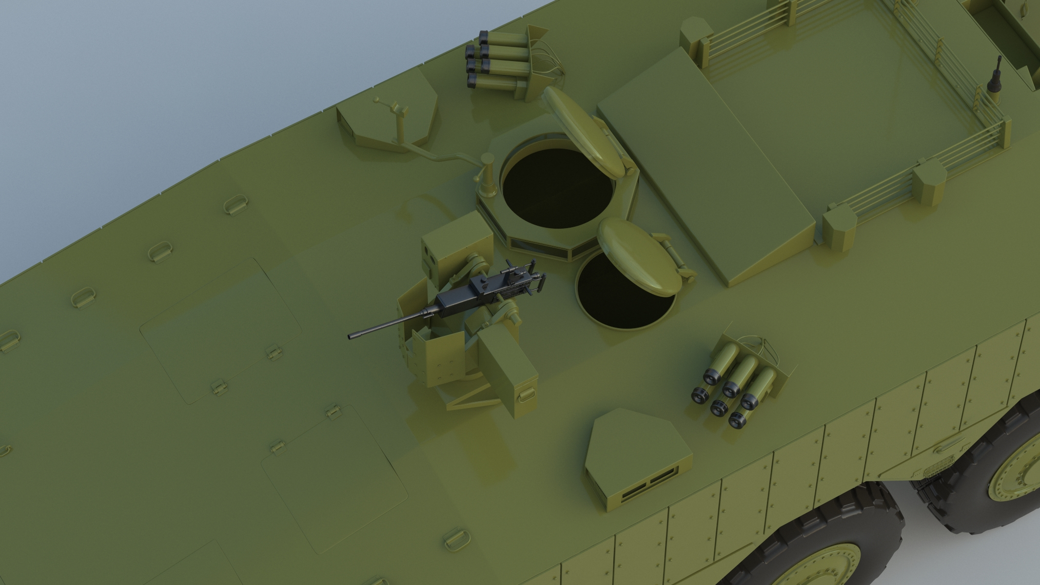 Eitan 8x8 APC Armoured Fighting Vehicle model - TurboSquid 1922030