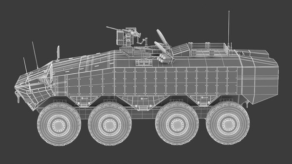Eitan 8x8 APC Armoured Fighting Vehicle model - TurboSquid 1922030