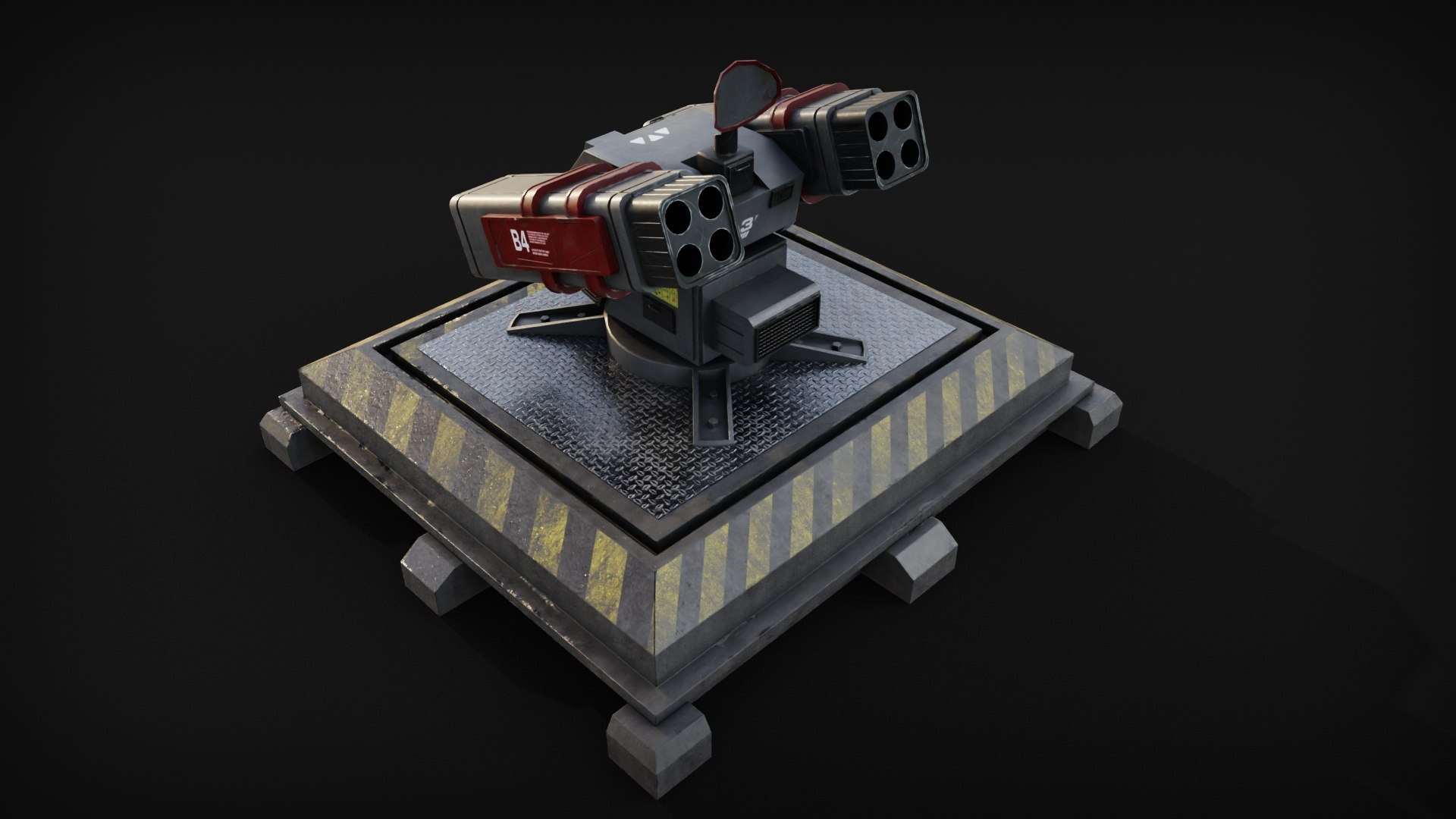 Samsite Surface To Air Missile 3D - TurboSquid 2104219