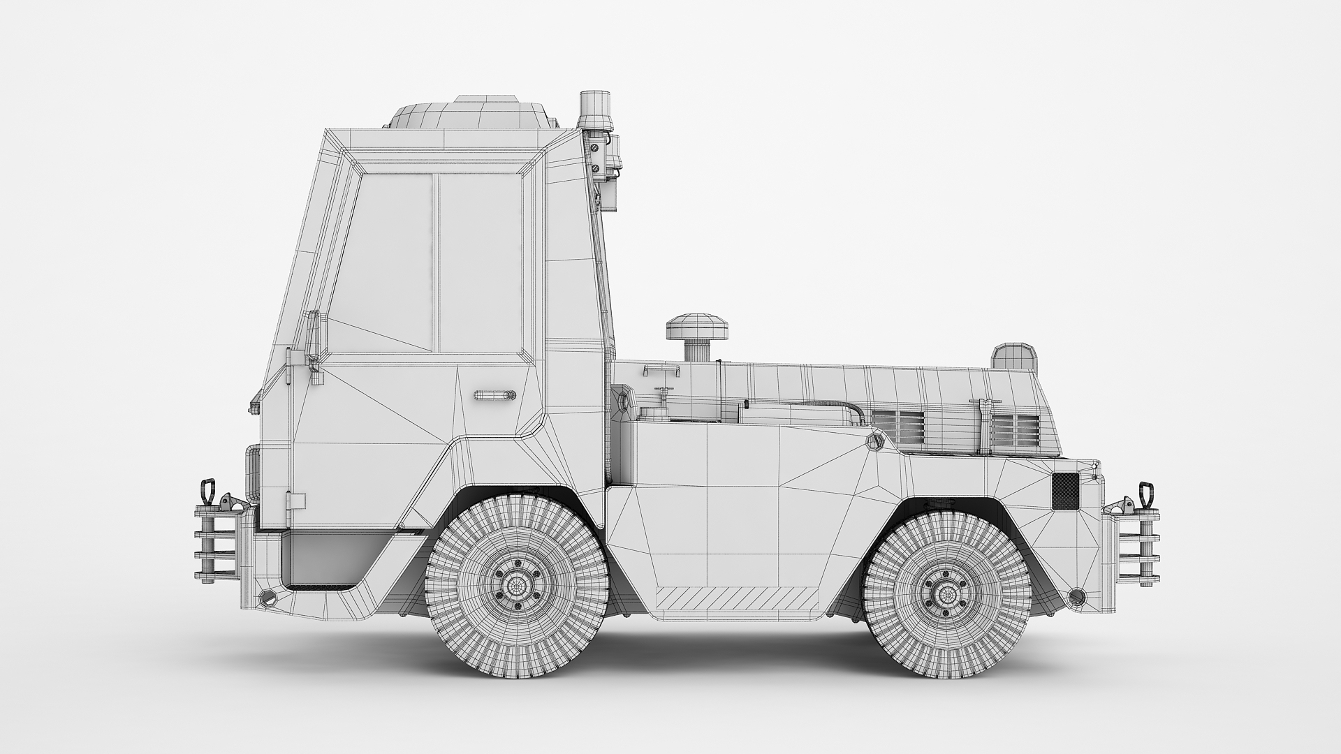 Aircraft Tow Tractor Model - TurboSquid 1630616