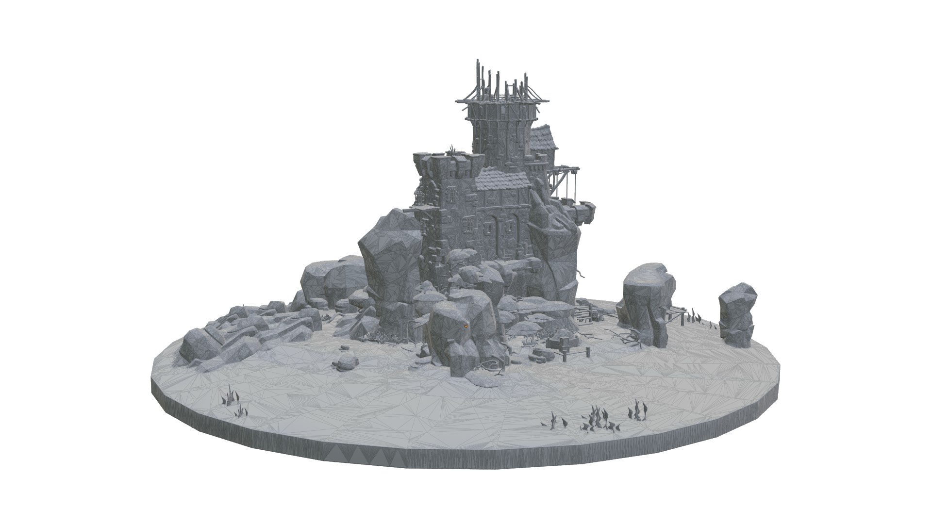3D Island Print - TurboSquid 2082013