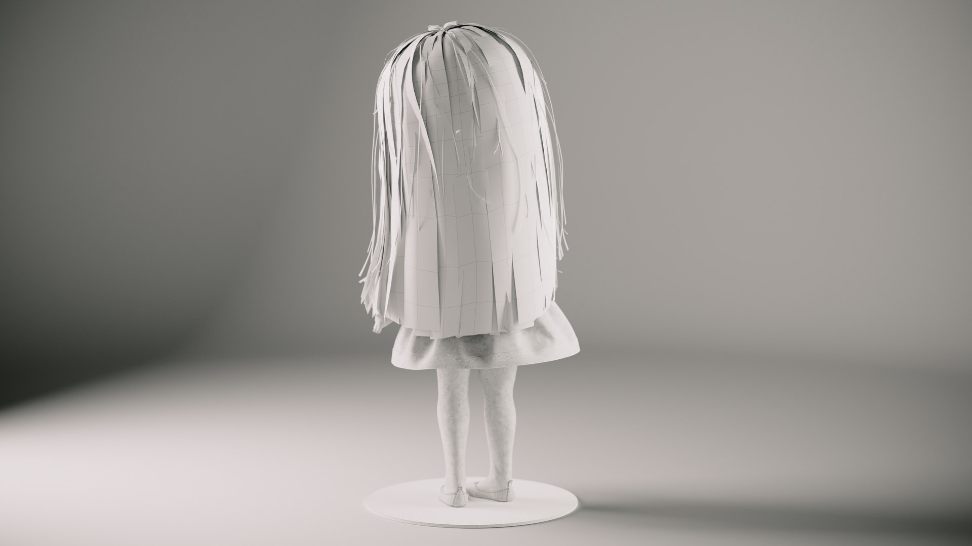 3D Olivia Doll In Dress Pose 02 - TurboSquid 1904651