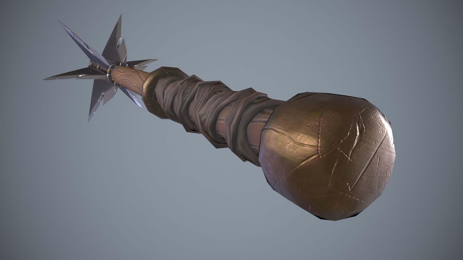3D Stylized Mace - TurboSquid 1829094