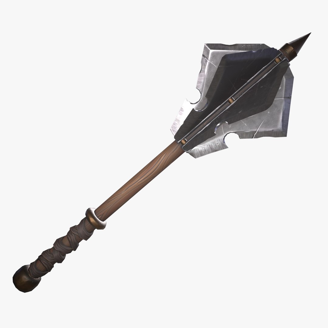 3D Stylized Mace - TurboSquid 1829094