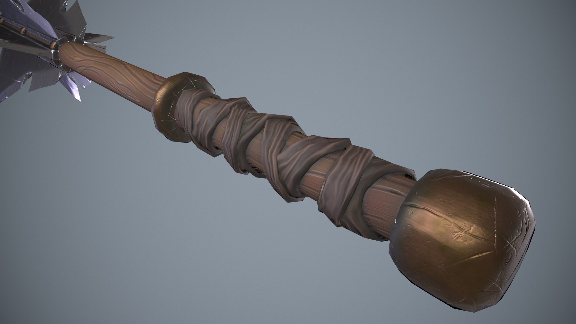 3D Stylized Mace - TurboSquid 1829094