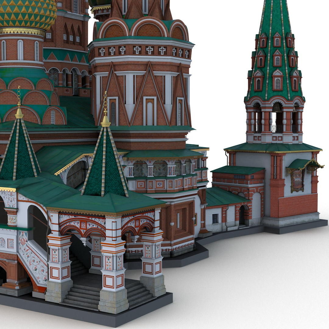 saint basils cathedral 3d model