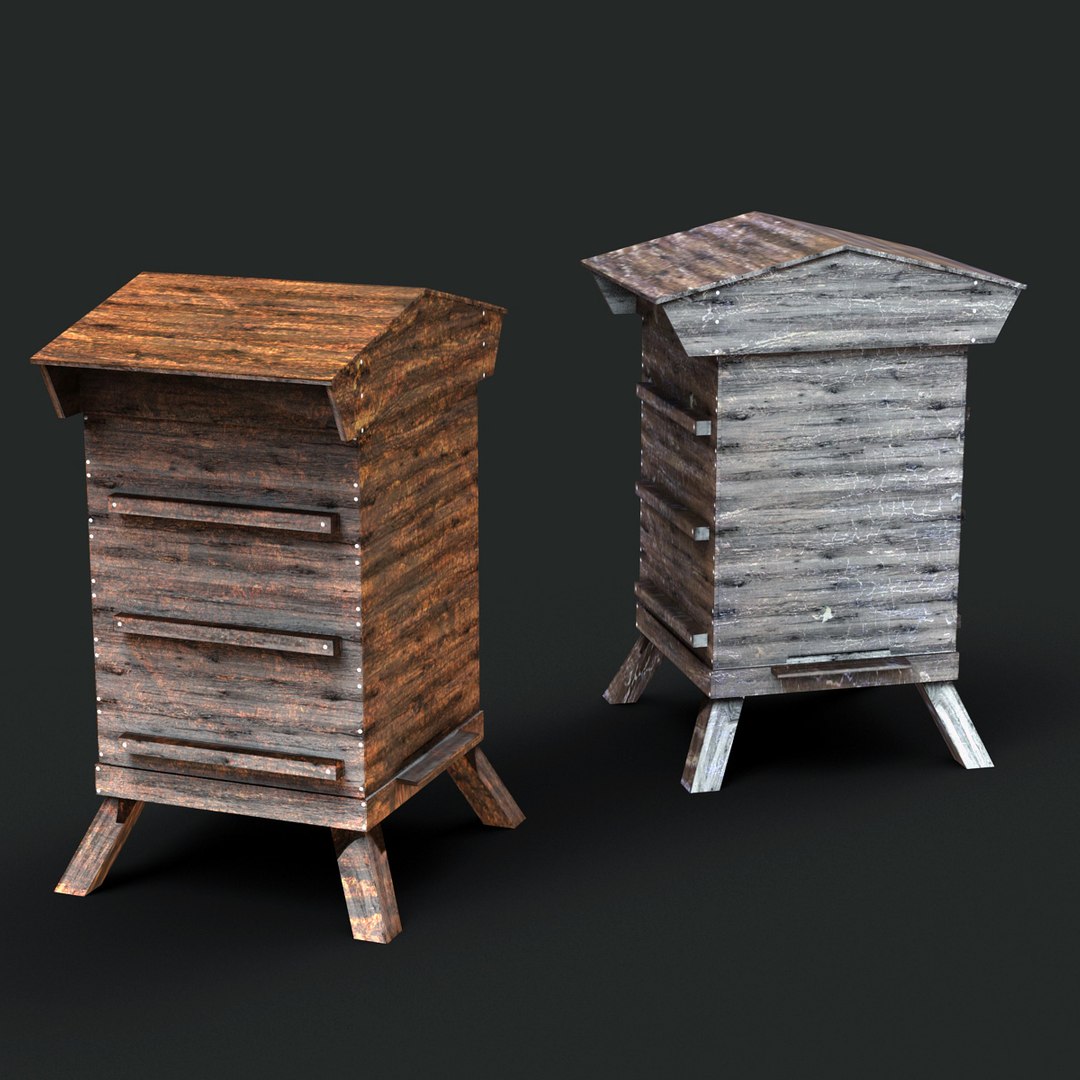 Beehive Hive Bee 3d Model