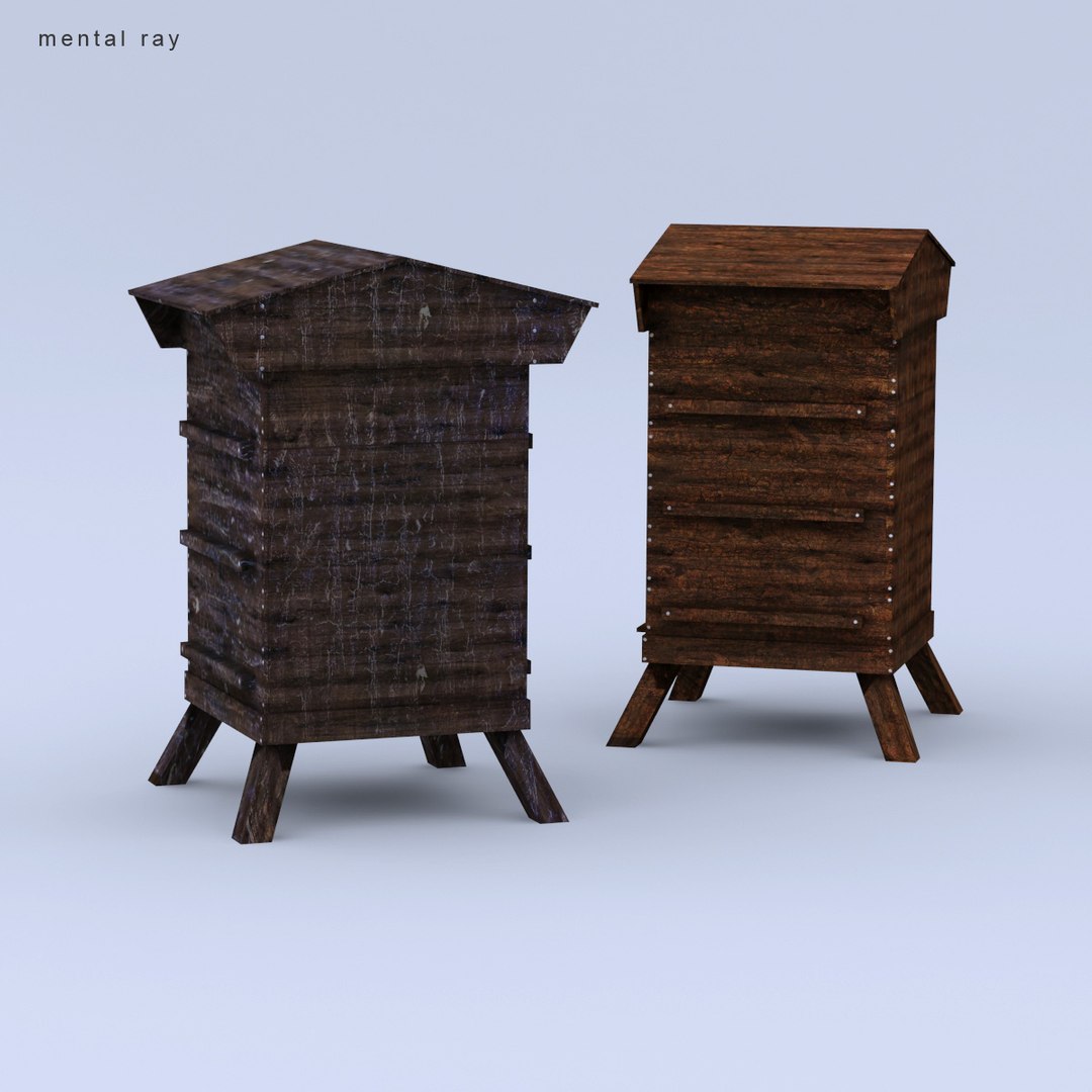 Beehive Hive Bee 3d Model