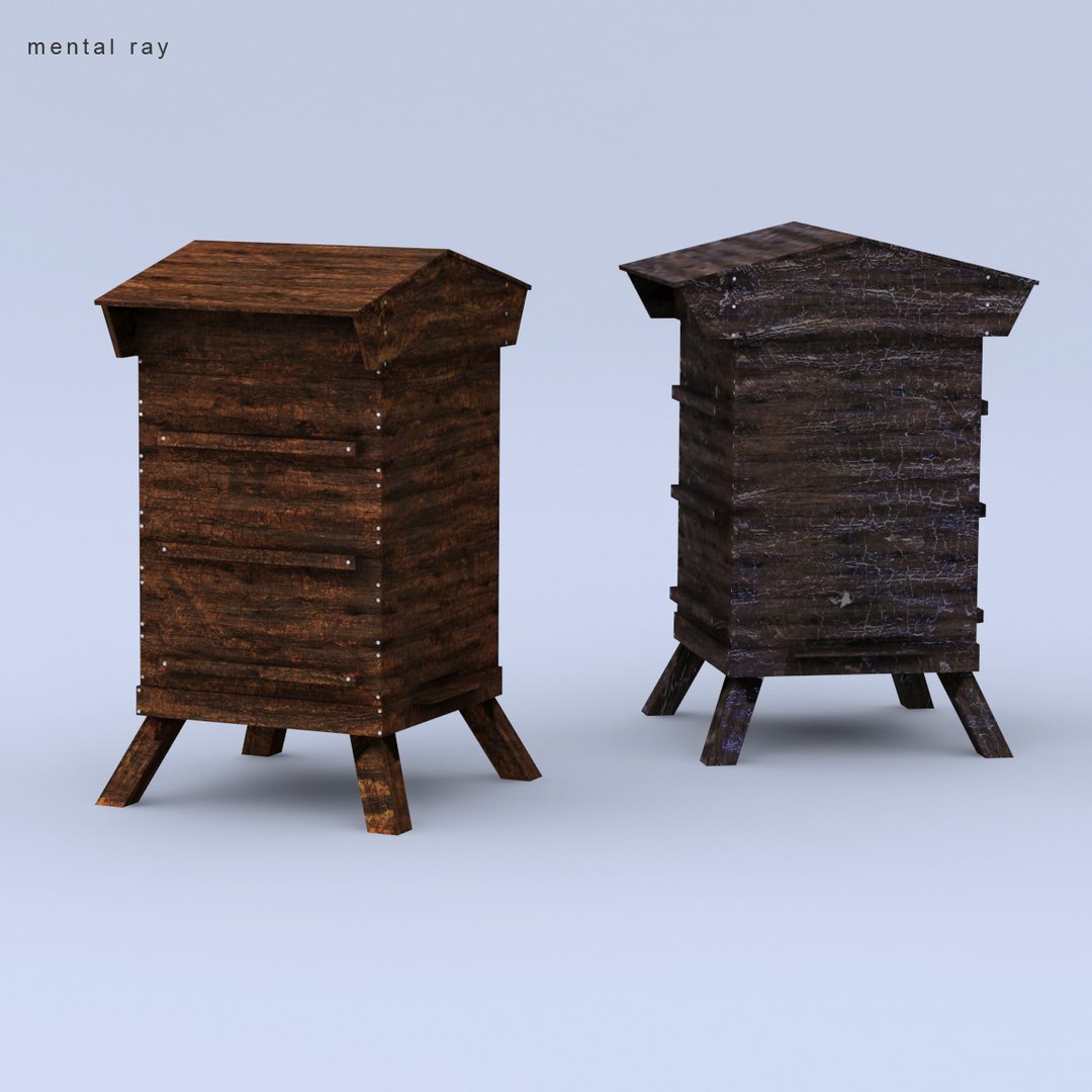 Beehive Hive Bee 3d Model