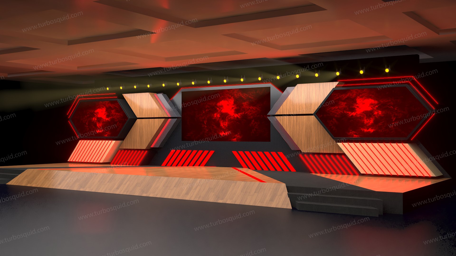 Virtual Stage 3D Model - TurboSquid 1885209