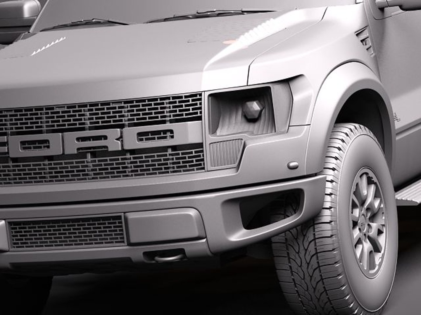 F150 Raptor Svt Pickup 3d C4d
